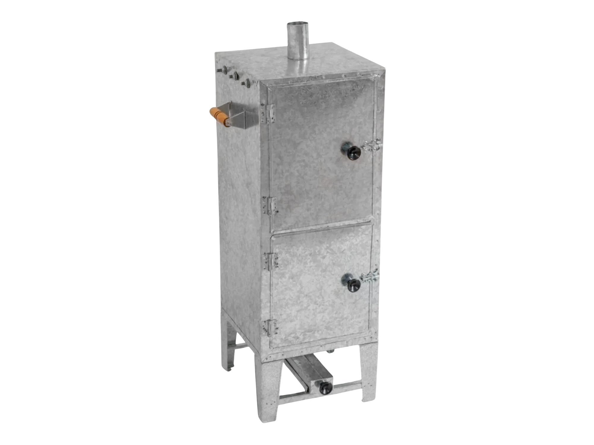 Defumador Caseiro Com 2 Balde P/serragem Galvanizado 80x30 | MadeiraMadeira