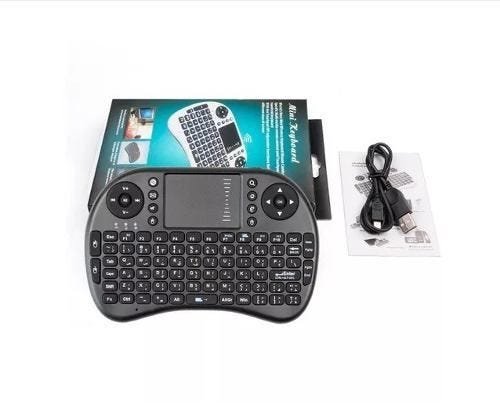 Mini Teclado Wireless Keyboard para Smart TV Tv Box Bluetooth - Preto ...