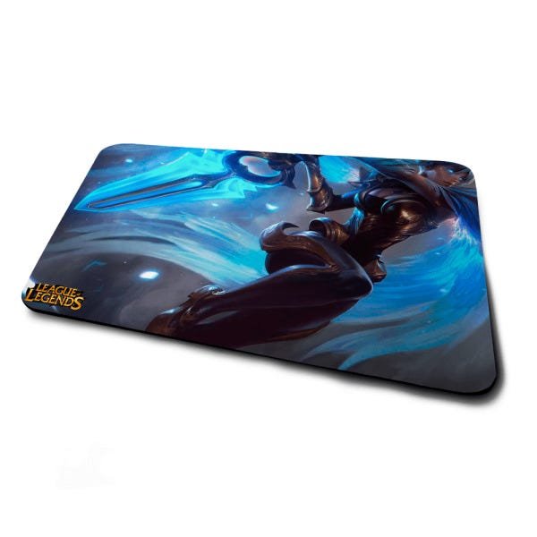 Mouse Pad Gamer Riven Emissaria da Luz - 60cm x 35cm | MadeiraMadeira