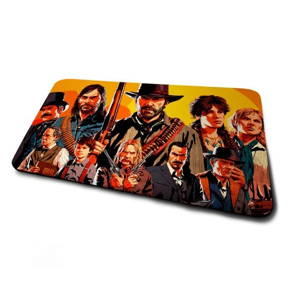 Mouse Pad Gamer Read Dead Redemption 2 Personagens - 60cm x 35cm ...