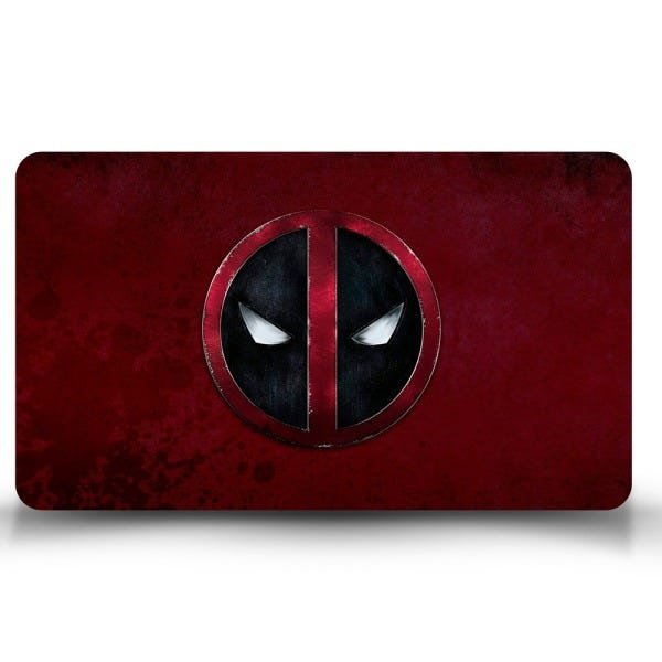 Mouse Pad Gamer Deadpool Logo - 60cm x 35cm | MadeiraMadeira