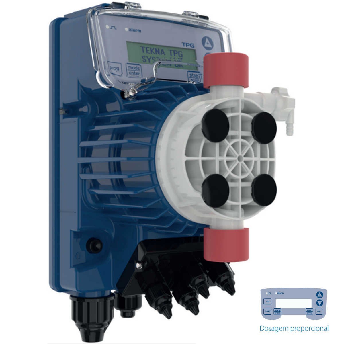 BOMBA DOSADORA SEKO TEKNA EVO 603-TPG PVDF/CE/FPM | MadeiraMadeira