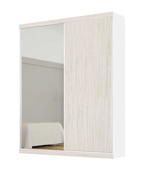 Armário Modulado Supreme 2 Portas de Correr 1,76m com Espelho Branco ...