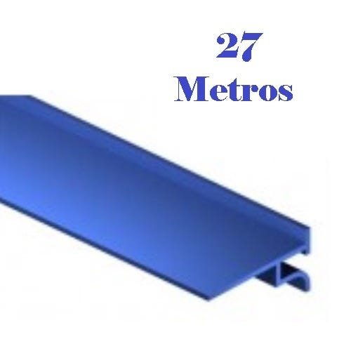 KIT 227 METROS DE PERFIL RIGIDO AZUL 18 BARRAS DE 1.5M | MadeiraMadeira