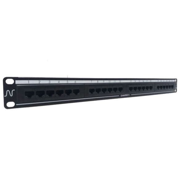 Patch Panel Cat5e 24 Portas Nexans Essential Original | MadeiraMadeira