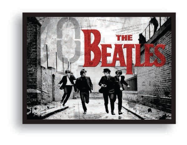 Quadro Decorativo Beatles Mod.02 | MadeiraMadeira