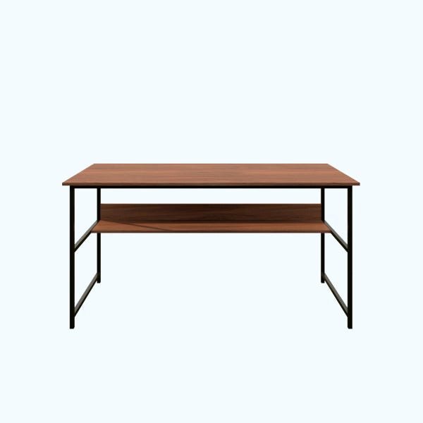 Mesa de Metalon e Madeira Home Office Rhombus - Coleção Aquarela - Rosa ...