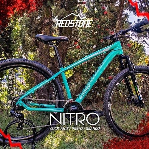 BICICLETA MTB ARO 29 REDSTONE 24 VELOCIDADES - 2020 - Verde - 21 " | MadeiraMadeira