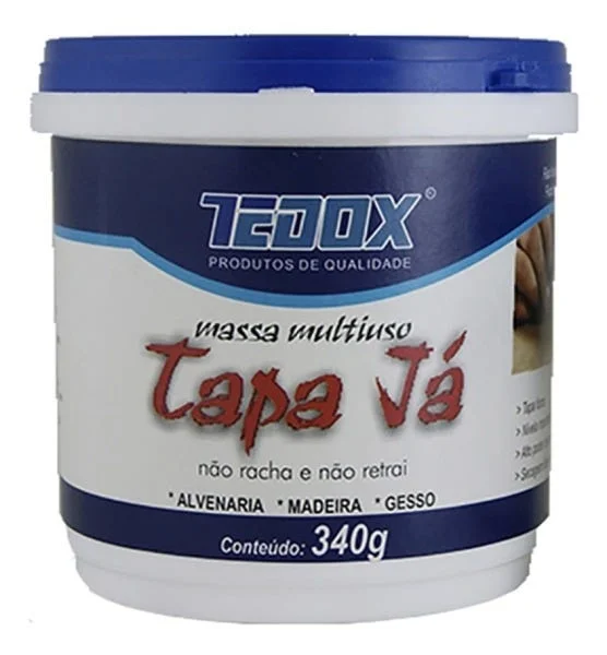 Multimassa Massa Leve Tapa Facil Tudo Para Trinca Tedox 340g ...