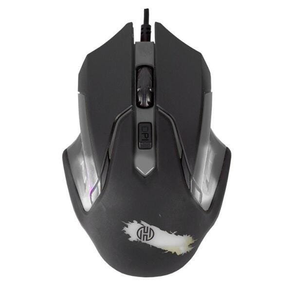 MOUSE USB GAMING HOOPSON GX-57R 2400DPI PRETO/CINZA | MadeiraMadeira