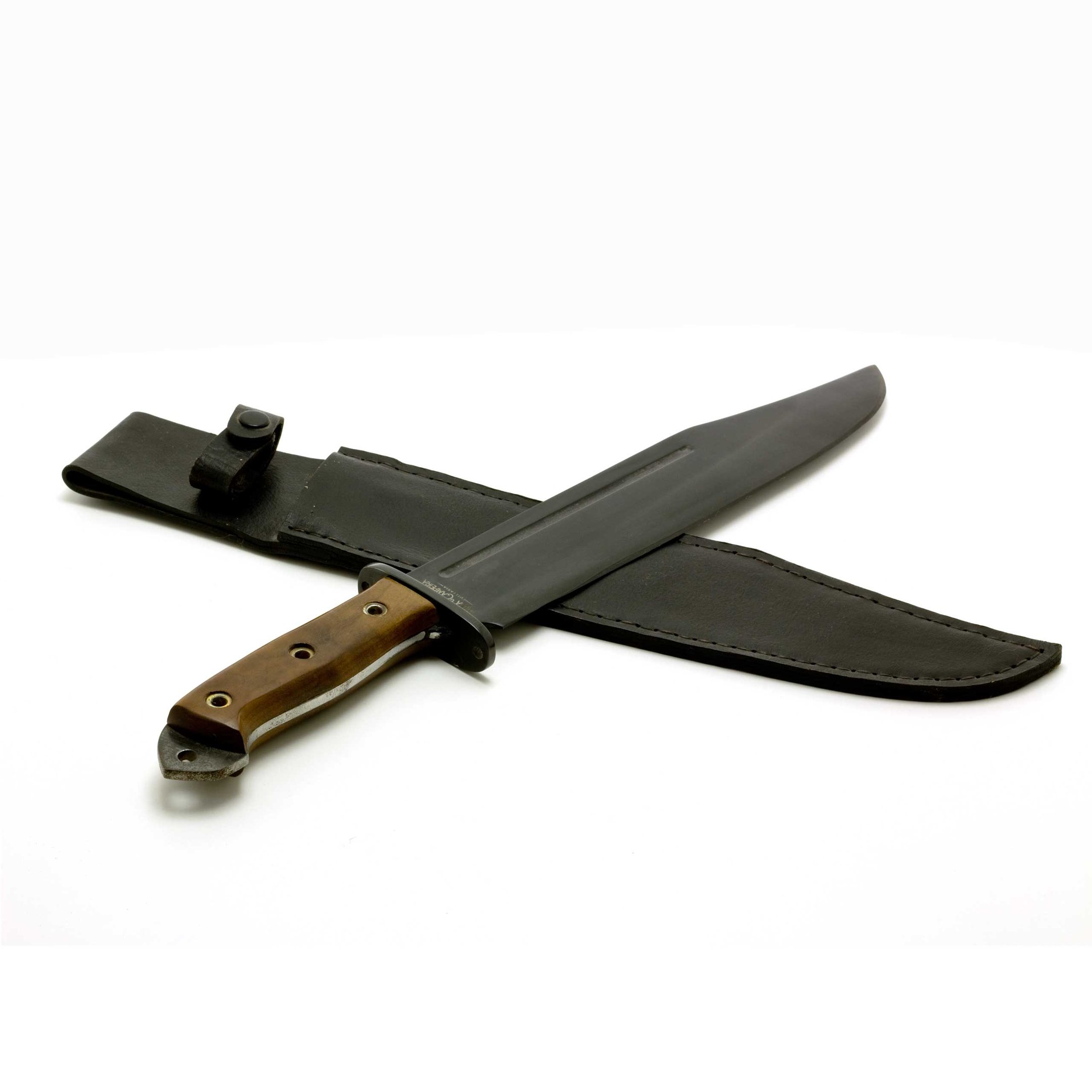 Faca Artesanal Tática Full Tang Aço Carbono Fosfatizado 12 P ...