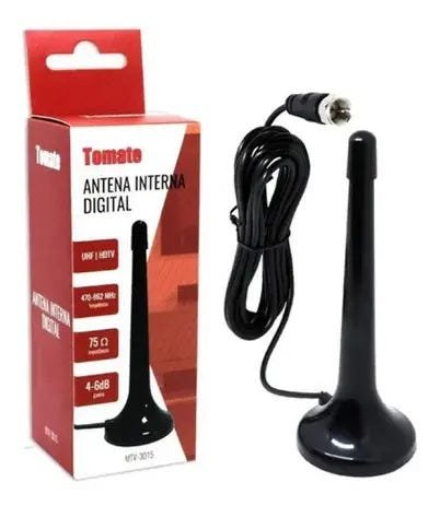 Kit Basico Antena Digital Interna HDTV Uhf + Suporte Fixo para TV ...