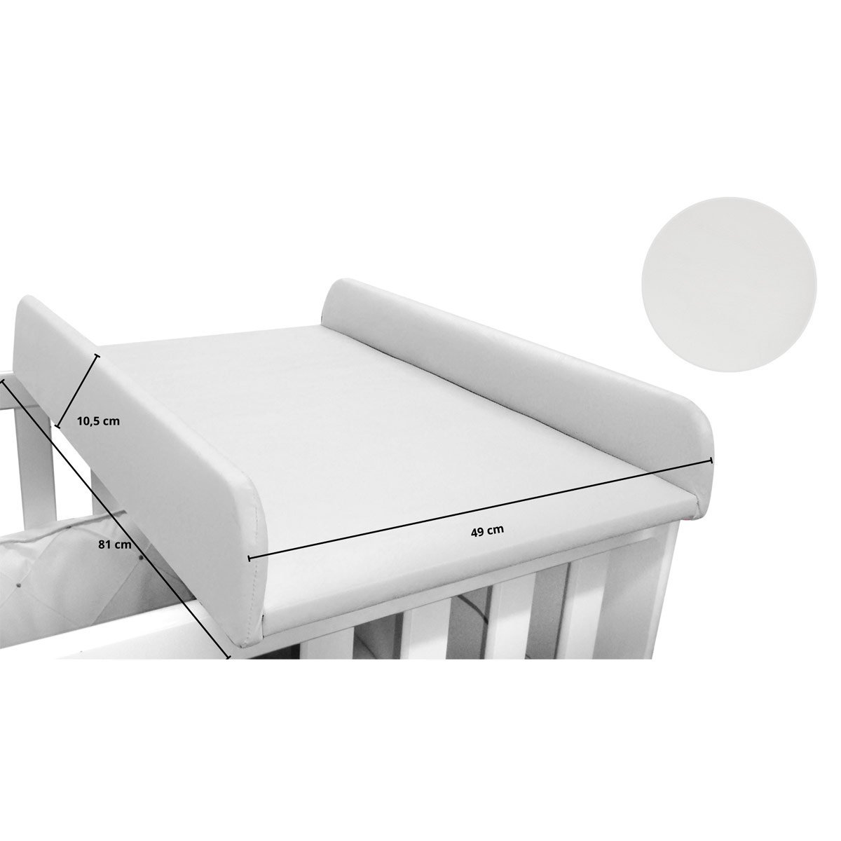 Trocador Portátil Para Berço Em Material Sintético Cor Bege Phoenix ...