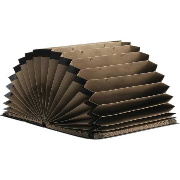 Pasta Sanfonada Papel Oficio 31 DIV KRAFT Classic | MadeiraMadeira