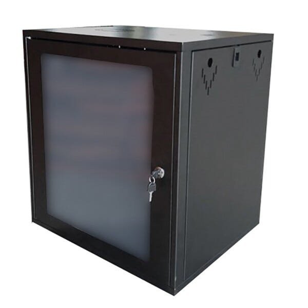 Mini Rack 19 Polegadas 07U x 450 Mm Preto | MadeiraMadeira