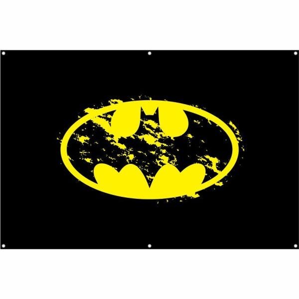 Painel de Festa Batman em lona - 200x100 cm | MadeiraMadeira