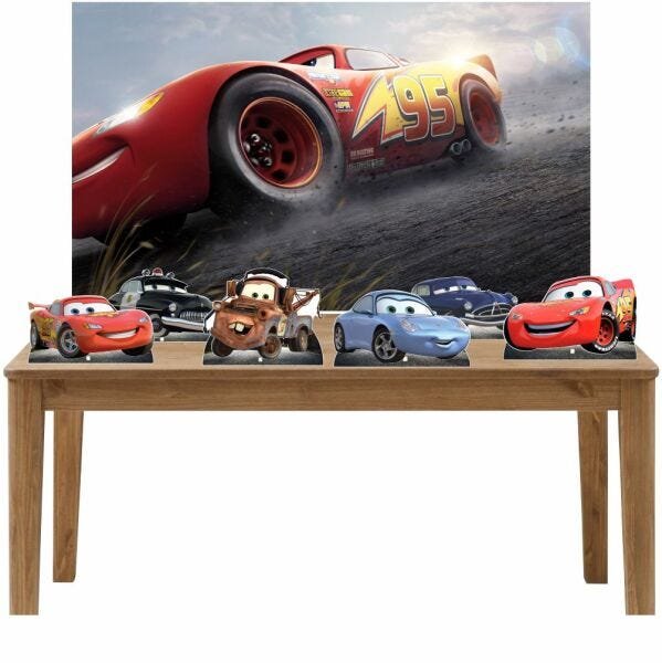 Kit 6 Displays de Mesa e Painel Carros - Painel 150x100 | MadeiraMadeira