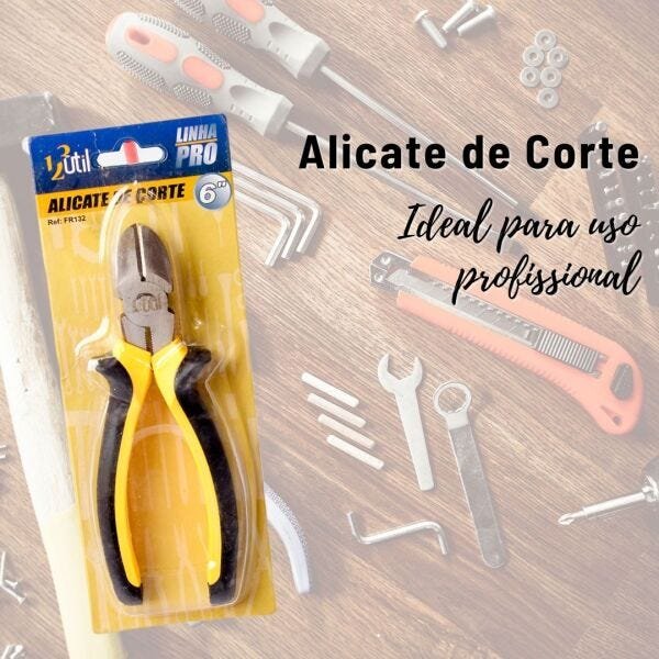 alicate de corte 6 polegadas ferramenta manual eletricista | MadeiraMadeira
