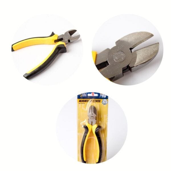 alicate de corte 6 polegadas ferramenta manual eletricista | MadeiraMadeira