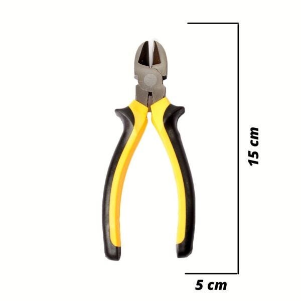 alicate de corte 6 polegadas ferramenta manual eletricista | MadeiraMadeira
