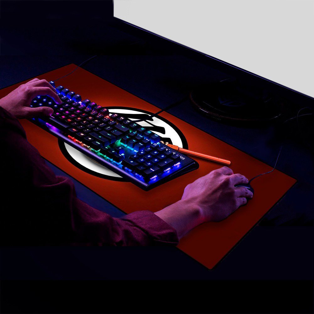 MOUSE PAD GAMER SPEED GRANDE 70x35CM MASTER ROSHI E GUDGEL | MadeiraMadeira