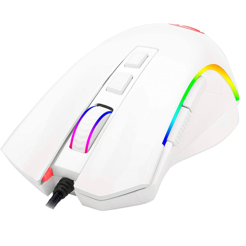 Mouse Gamer Redragon Griffin M607 USB - Branco | MadeiraMadeira
