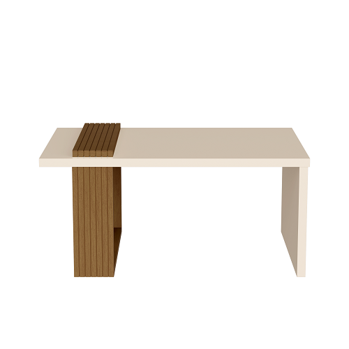 Mesa de Centro Chanel Ripado 8020 - JB Bechara - Pérola/Nature ...
