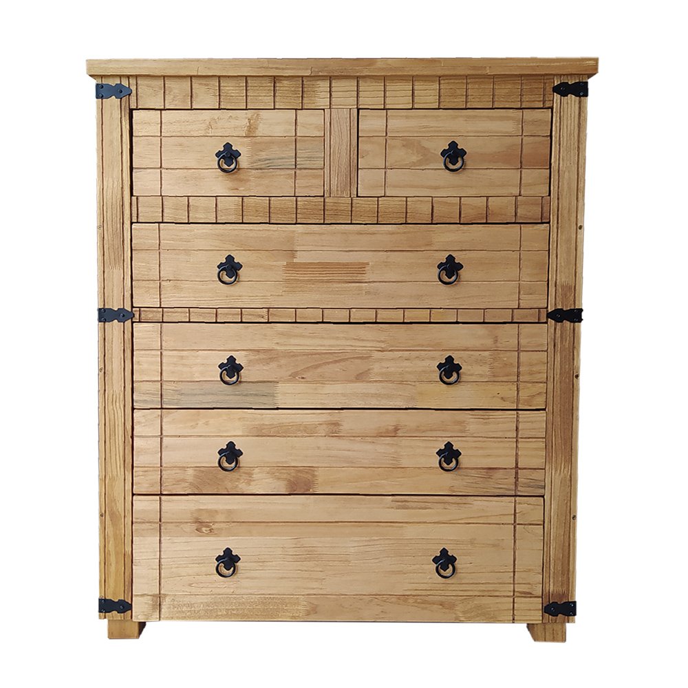 Cômoda Madeira Maciça 6 Gaveta Barroco | MadeiraMadeira