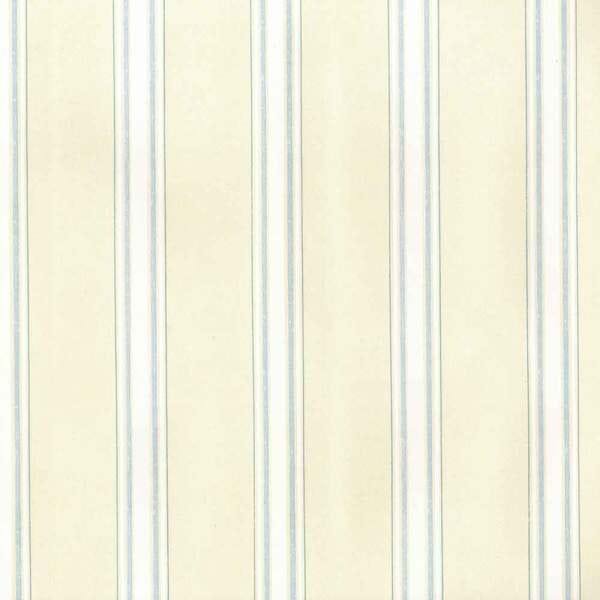 Papel De Parede Listras Bege Azul E Off White Cola Coleção