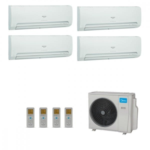 Ar-Condicionado Multi Split Inverter Midea 36.000 BTUs (4X 9000) Quente Frio 38Mbma36M5 - 220V ...