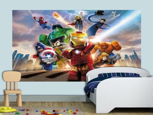 Papel De Parede Infantil Legos 0014 (2.50M X 1.50M) | MadeiraMadeira