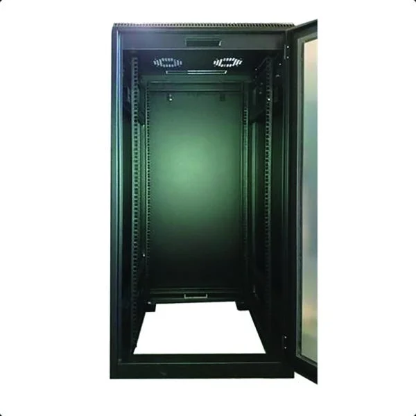 Rack Piso 19 24U X 570mm Preto | MadeiraMadeira