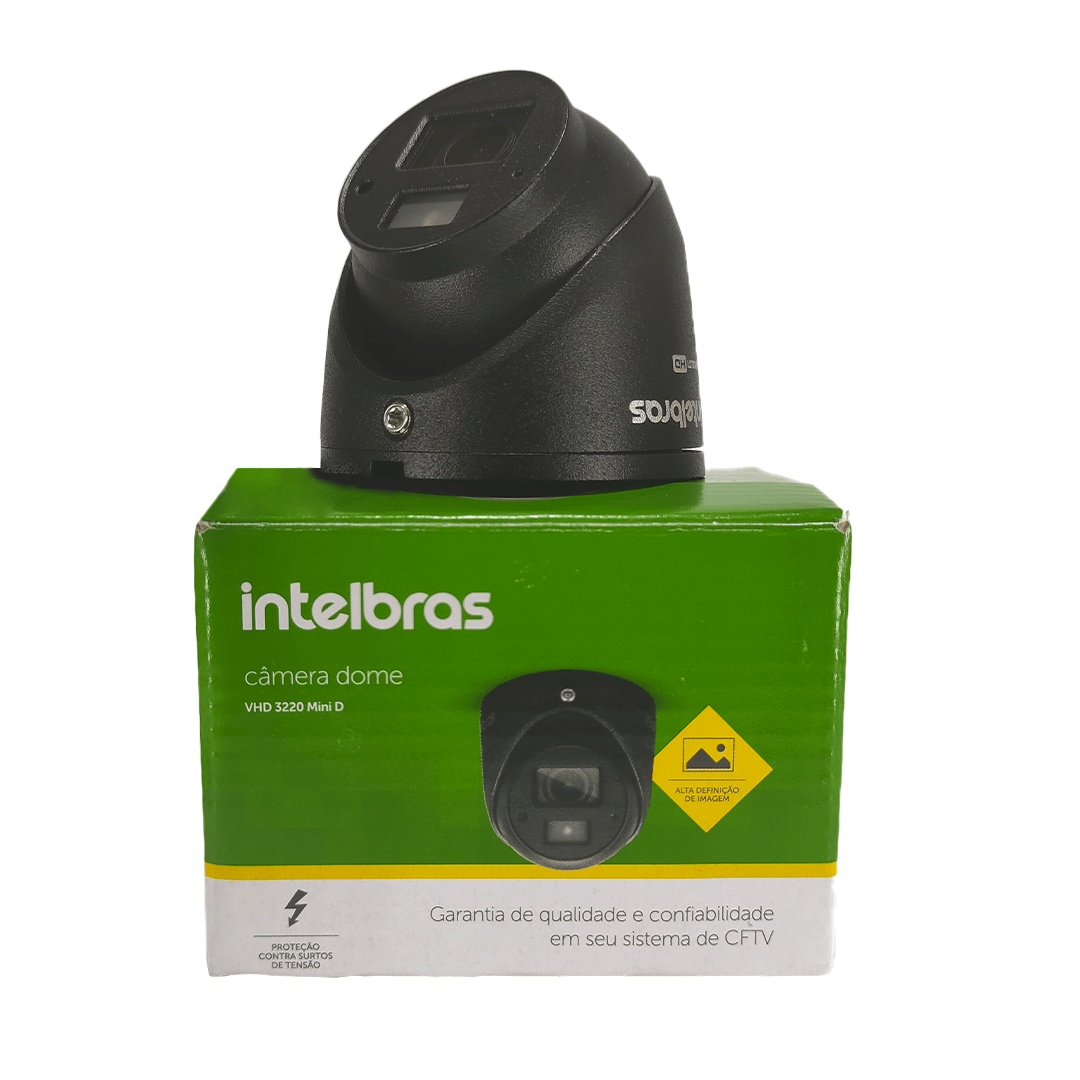 Câmera Intelbras VHD 3220 Mini Dome com Microfone (2.0MP | 1080p | 2 ...