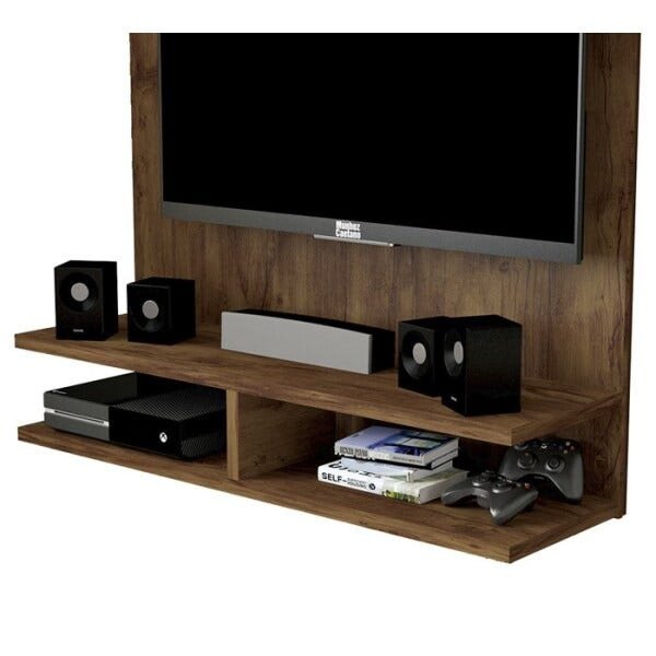 Painel para TV 42 Polegadas Açores Jatoba | MadeiraMadeira