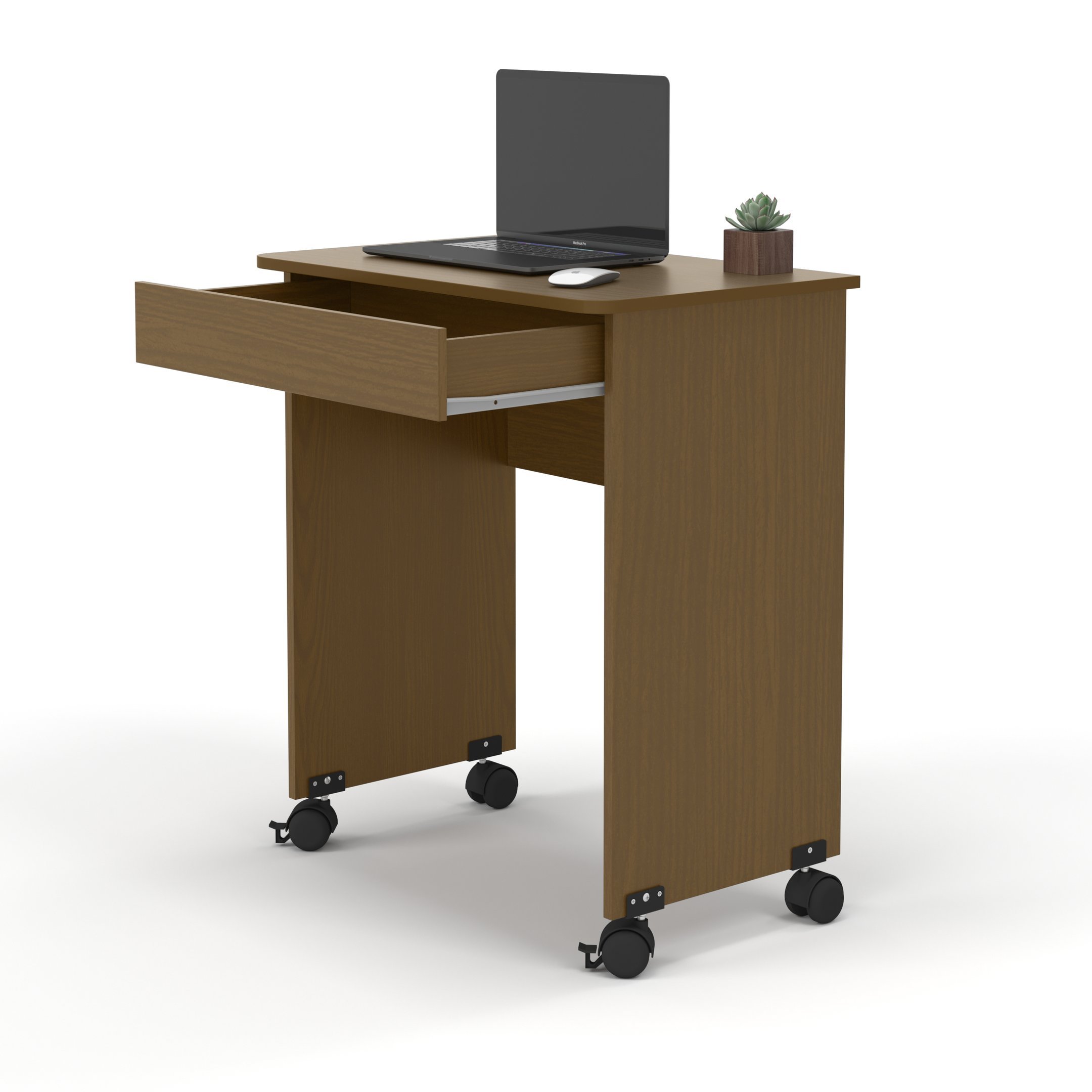 Mesinha Home Office Notebook Compacta 0,70cm: Freijó | MadeiraMadeira