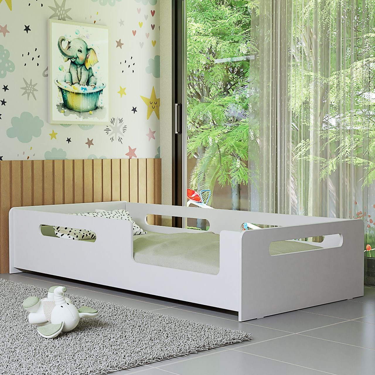 Cama Montessori Amanda Design Moderno Montagem Simplificada ...