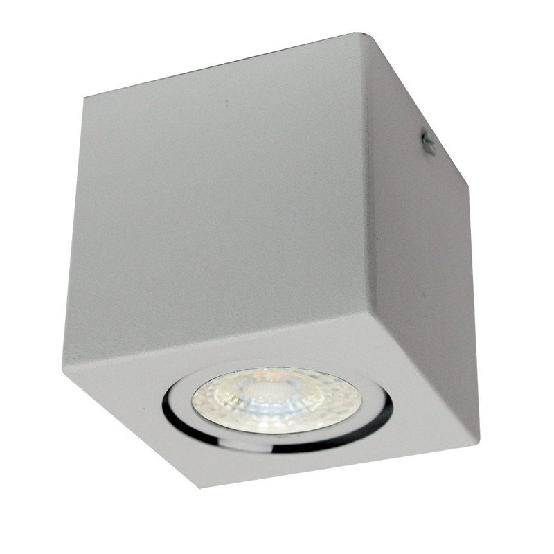 Spot Plafon Mini Sobrepor Alumínio Branco MR16 GU10 | MadeiraMadeira