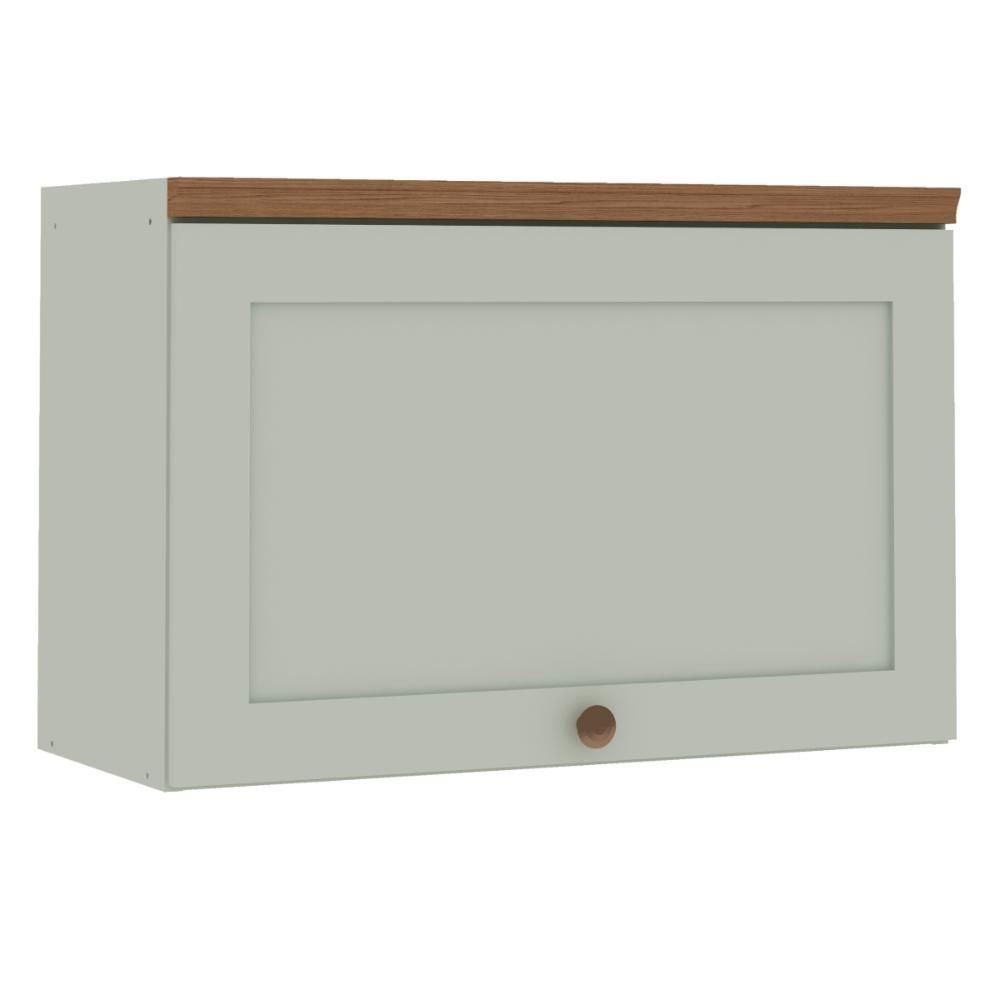 Armário de Cozinha Genialflex Iluminata Aéreo Hortelã | MadeiraMadeira