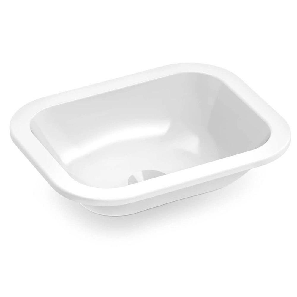 Cuba De Sobrepor E Embutir Retangular 39X31Cm Branca | MadeiraMadeira