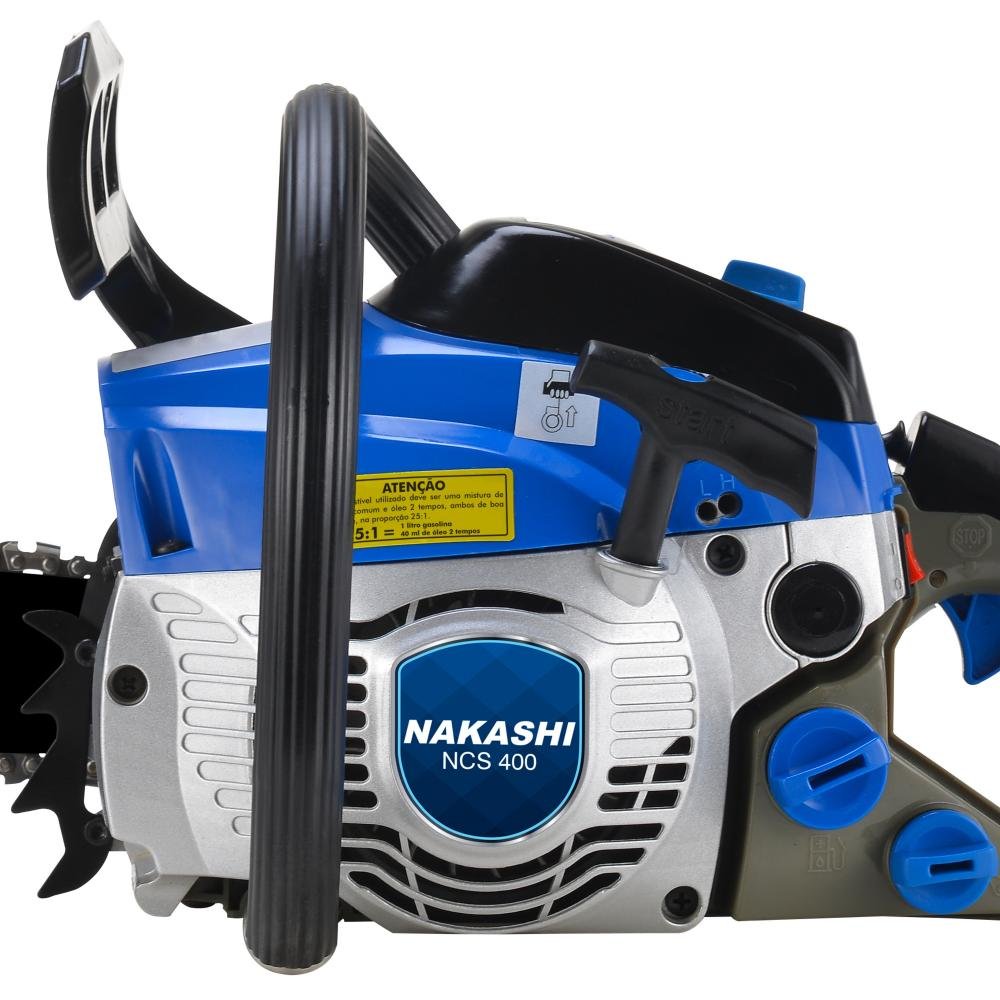 Motosserra Profissional Nakashi NCS-400 40,1cc Para Uso Em Fazendas, Sítios e Chácaras ...