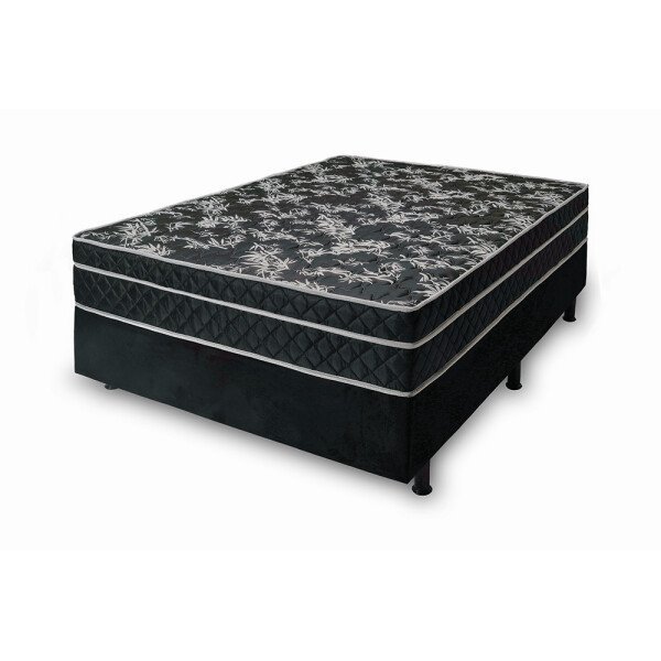 Cama Box Casal Azmax Paris Azmax Molas Ensacadas Macio 138x188x60cm ...