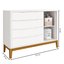Cômoda Infantil Classic Boom Branco com Pés Amadeirado - Reller ...