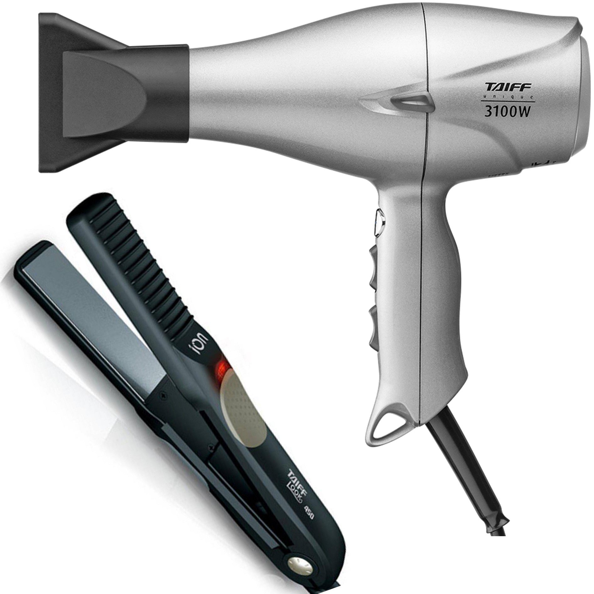 KIT TAIFF - SECADOR DE CABELO TAIFF UNIQUE 3100W 220V + PRANCHA LOOK ...