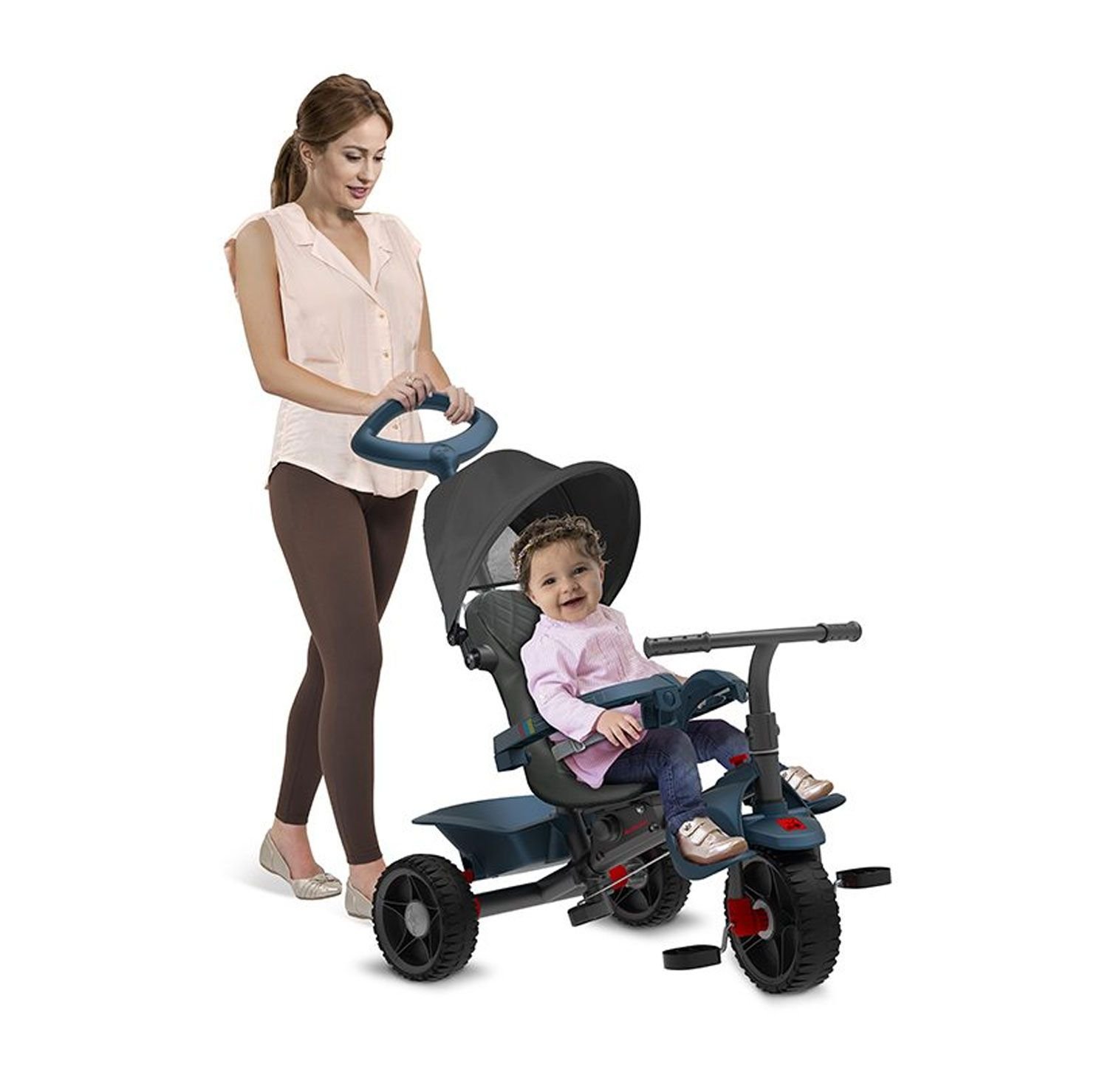 Triciclo a Pedal Smart Plus Reclinável Bandeirante Ref:1310 ...