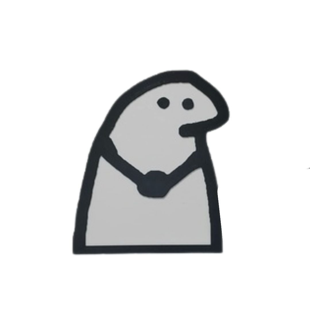 Enfeite de Prateleira Boneco Palito Flork "tímido" | MadeiraMadeira
