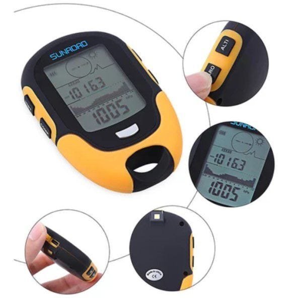 Medidor de Precisão Multifuncional Profissional Sunroad FR500 Altímetro ...