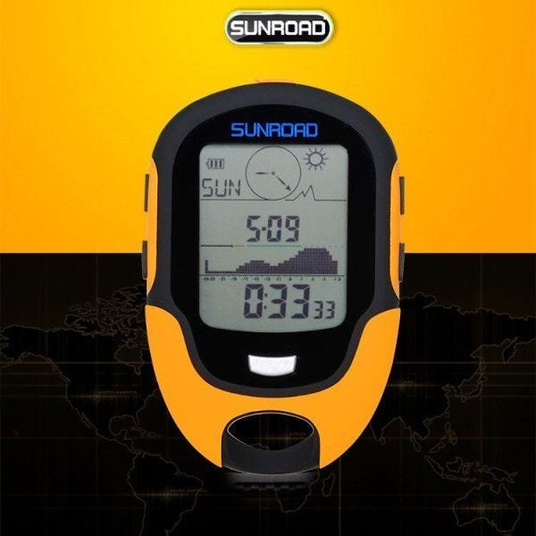 Medidor de Precisão Multifuncional Profissional Sunroad FR500 Altímetro ...