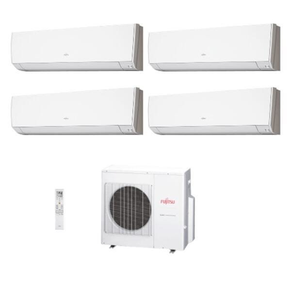 Ar-Condicionado Multi Split Inverter Fujitsu 27.000 BTUs (1x Evap HW 7.000 + 3x Evap HW 12.000 ...