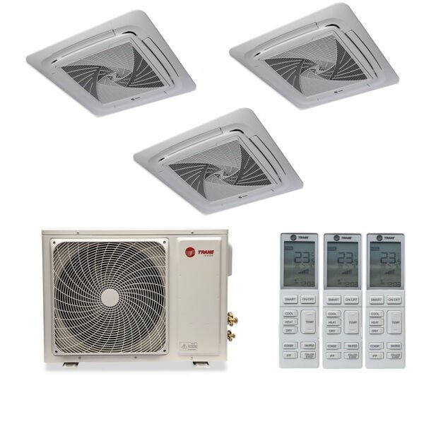 Ar-Condicionado Multi Split Inverter Trane 30.000 BTUs (2x Evap Cassete ...