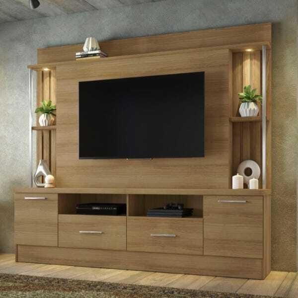 Estante Home para TV até 65 Polegadas Afeto JCM Móveis Noronha ...